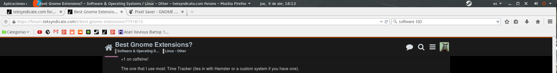 Best Gnome Extensions? - Linux - Level1Techs Forums