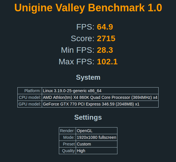 Post Your OpenGL Linux Benchmarks - Page 4 - Linux - Level1Techs Forums