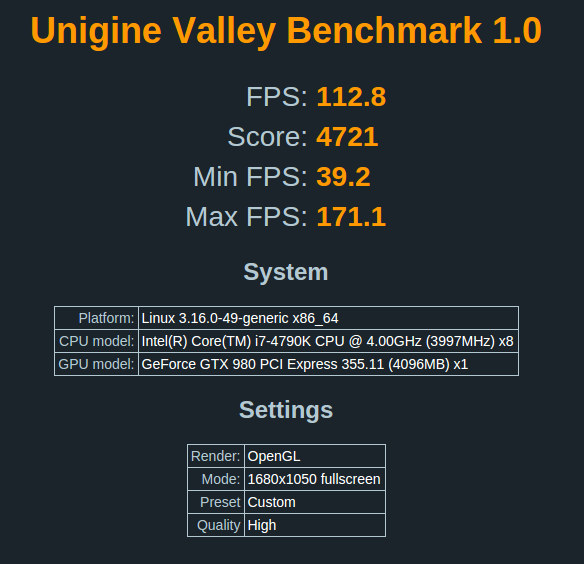 Post Your OpenGL Linux Benchmarks - Page 5 - Linux - Level1Techs Forums