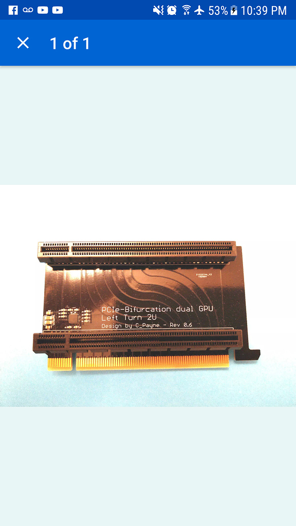 PCIE bifurcation single 16x to 8*8 with dual riser - Hardware ...
