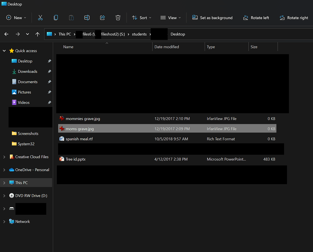 Network share - ghost files appearing in peoples documents - Networking ...