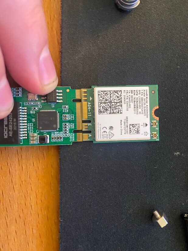 M.2 E Key is in the way! Solutions? Notch the card? - Build a PC ...