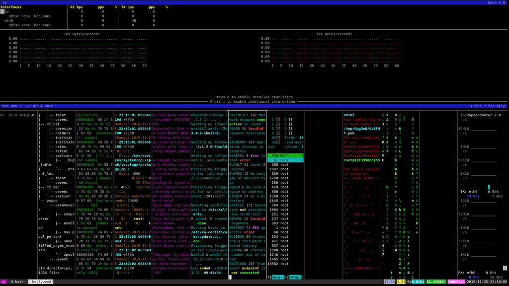 What parameters did Wendell use for the hollywood hacking screen saver? - Linux - Level1Techs Forums