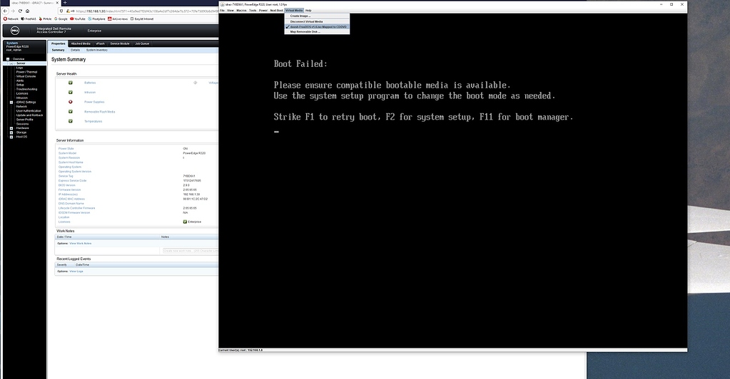 Unable to boot FreeDOS on Poweredge R320 - Workstations & Servers ...