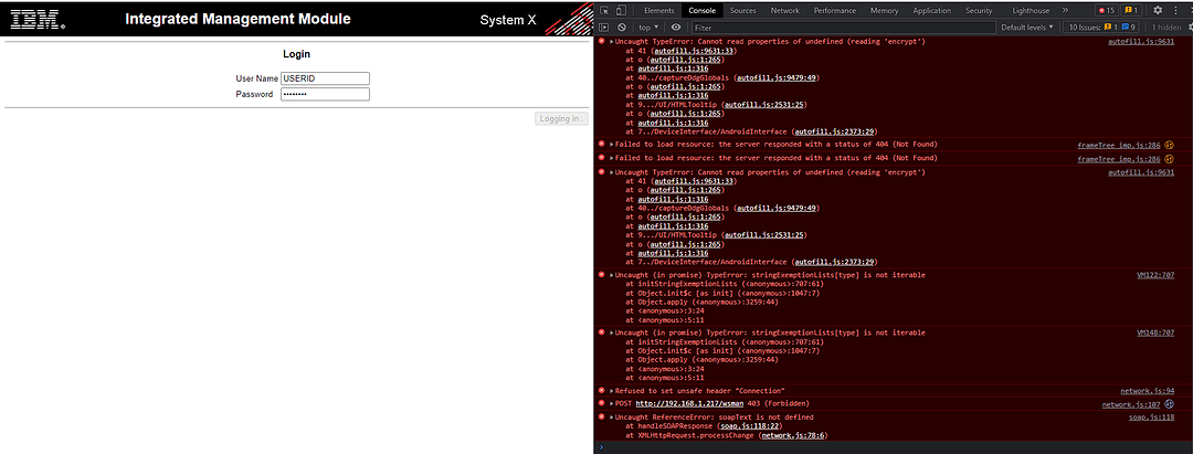 IMM web interface (IBM X3550 m3) [!SOLVED!] - Enterprise Gear ...