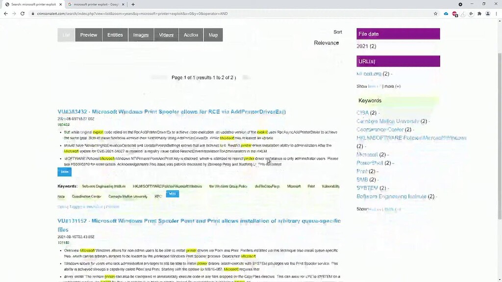 New Cyber Security Search Engine - Blog - Level1Techs Forums