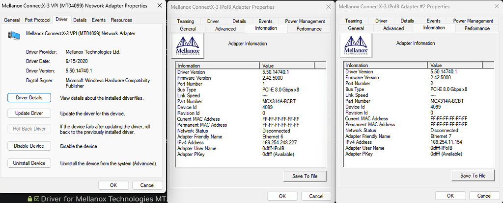 Multiple ConnectX-3 cards, no fiber light, no link light - Networking ...