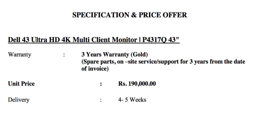 Buying 2x Dell P4317Q 4K displays (in addition to current one)... Home ...