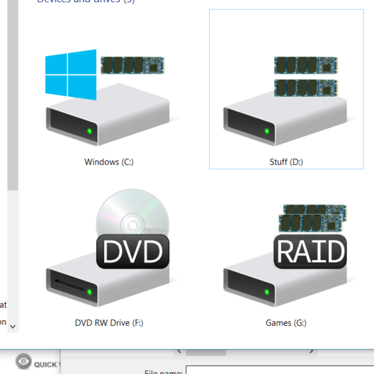 Windows 10 Aniversary update: Drive Icon update - Community Blog ...