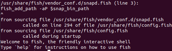 Fish shell is giving something that looks like an error - Linux - Level1Techs Forums